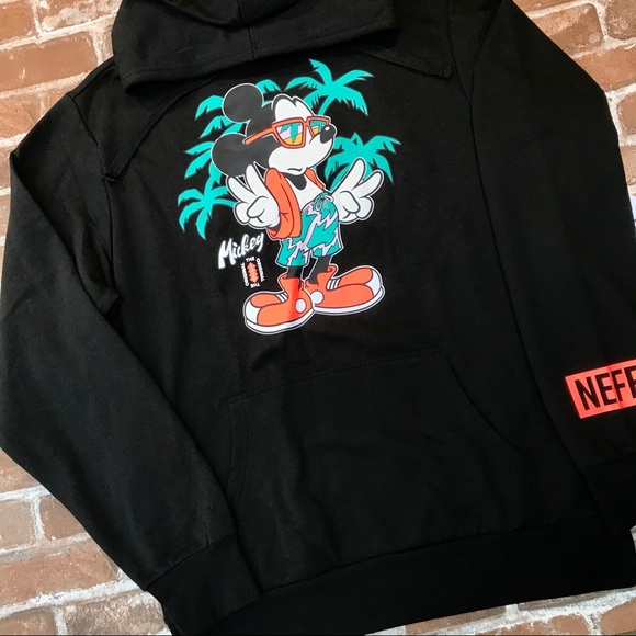 Neff | Shirts | Disney By Neff Mickey Mouse Black Hoodie | Poshmark